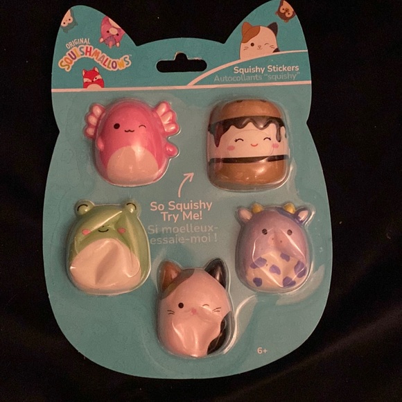 Squishmallows | Toys | Squishmallow Squishy Stickers Package Of 5 ...